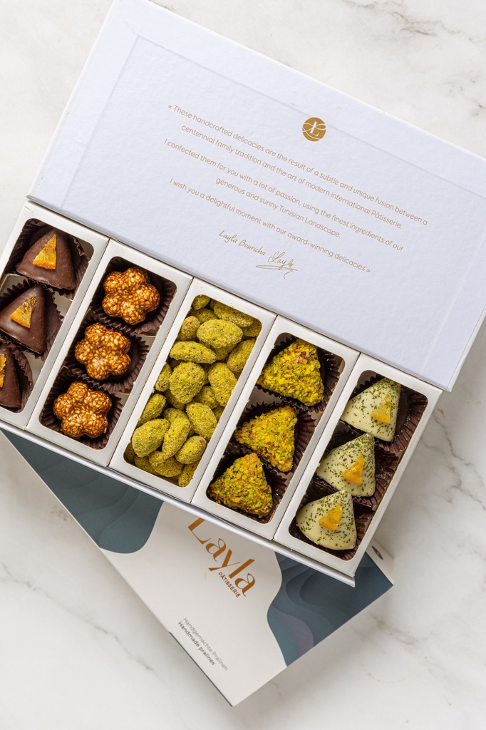 Coffret 15 pièces : Sélection du Chef | Layla Confiserie