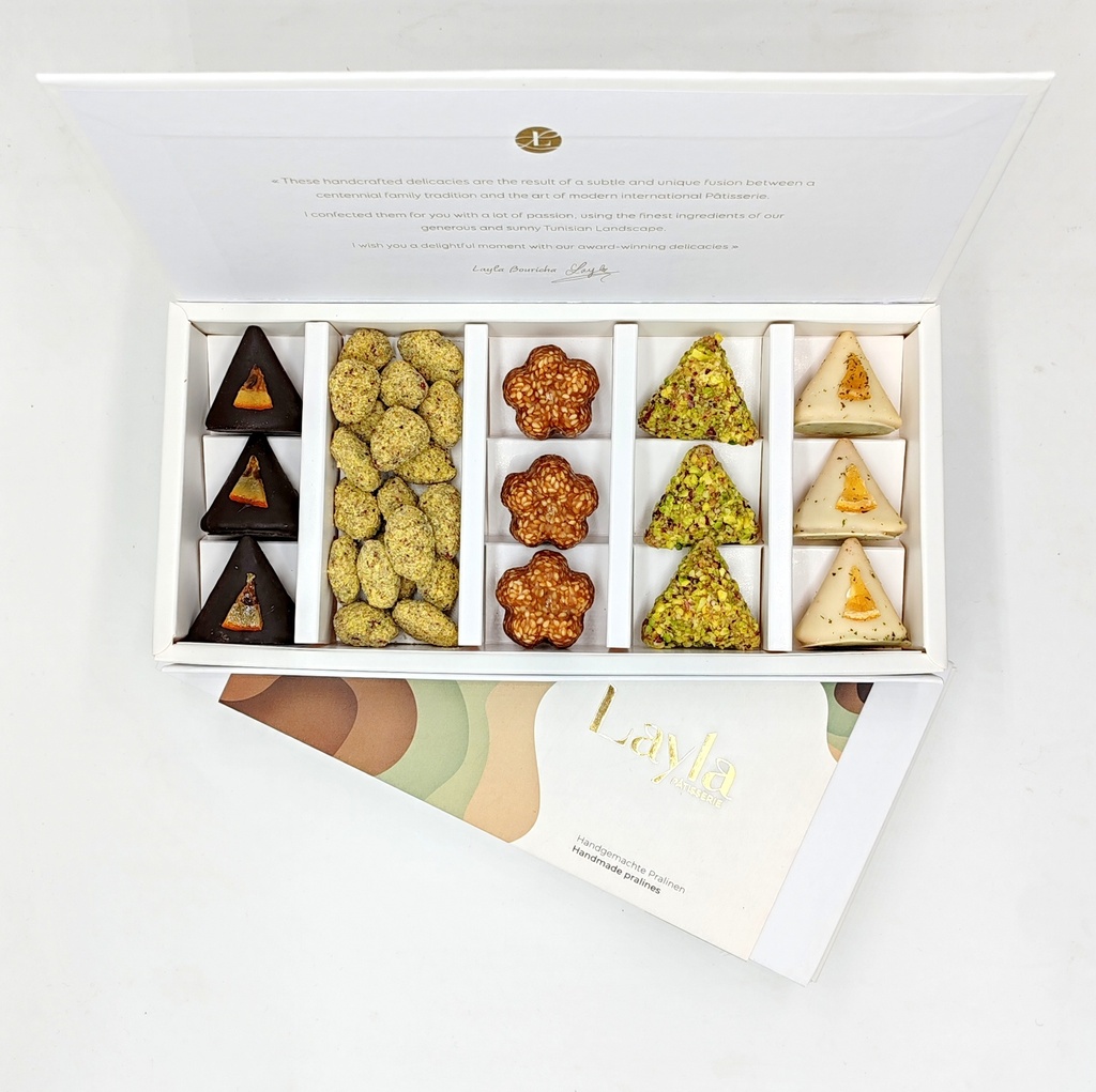 Coffret 15 pièces : Sélection du Chef | Layla Confiserie